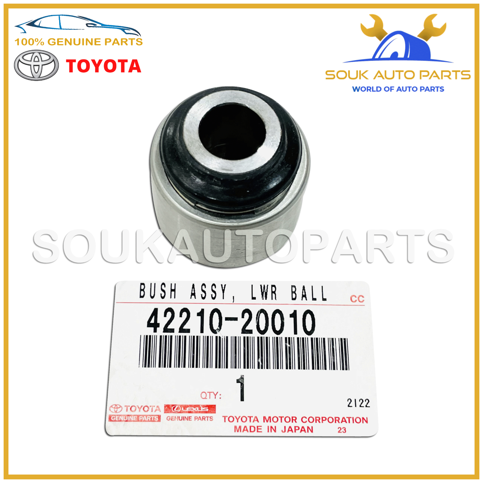 42210-20010 GENUINE TOYOTA BUSH ASSY, LOWER BALL 4221020010 OEM | eBay