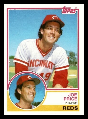 1983 Topps Joe Price #191 Pitcher Cincinnati REDS FREE shipping | eBay