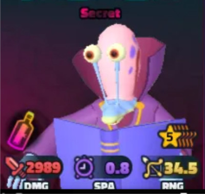 Dreamy Gary (Secret Formula) 5 Star SpongeBob Tower Defense SBTD | eBay