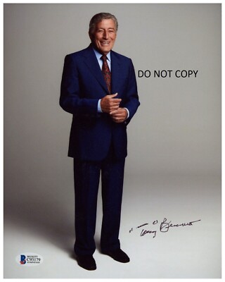 TONY BENNETT Autographed Signed 8x10 Reprint Photo #3 !! | eBay