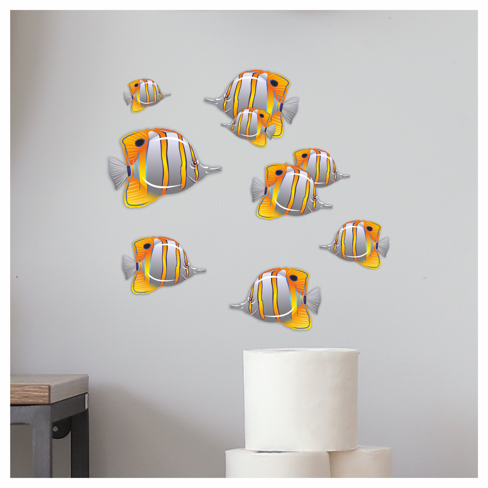 Tropical Fish Vinyl Art Decal Sticker [Multiuse] Tile Laptop Wall ...