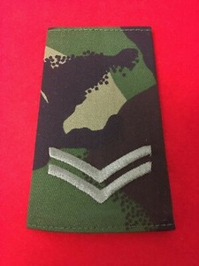 British Army Corporal DPM Rank Slide Woodland DPM CPL Combat Rank Slide ...