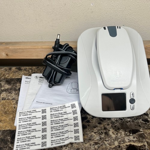 Medtronic MyCareLink Patient Monitor #24950 W/ Remote #24955 W/ AC ...