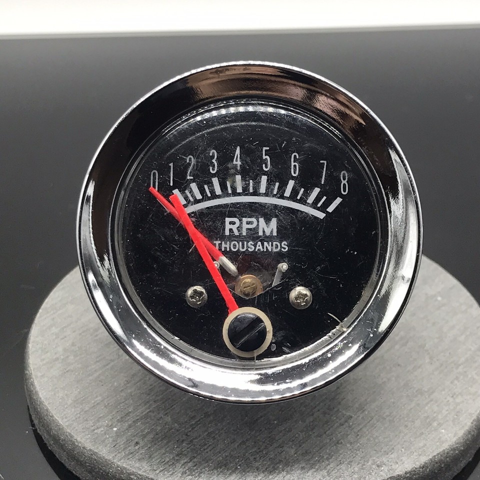 Vintage Medallion Instruments INC. USA 8000 RPM Tachometer New Old ...