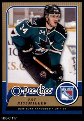 2008 O-Pee-Chee #117 Pat Rissmiller Rangers-Hockey 8 - NM/MT | eBay