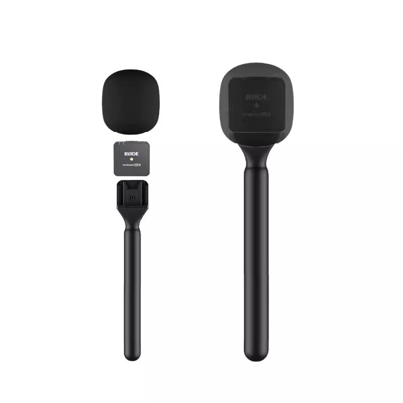 Handheld Interview Mic Adapter with TV Cube for DJI Rode Wireless GO2 ...