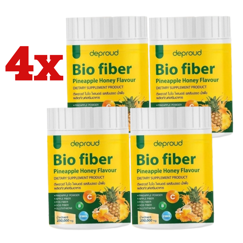 4x Deproud Bio Fiber Pineapple Honey Powder Drink Dietary Supplement ...