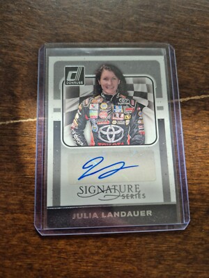 2017 Donruss Racing Signature Series Julia Landauer Autograph | eBay