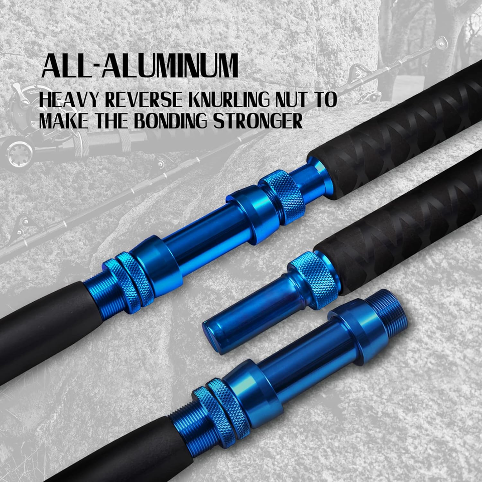 2-Piece Saltwater Offshore Heavy Bent/Straight Butt Trolling Rod ...