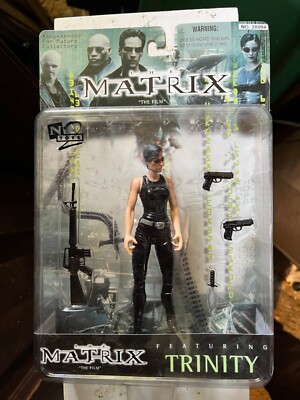 Vintage The Matrix Movie Trinity Action Figure NEW SEALED N2 Toys 1999 ...