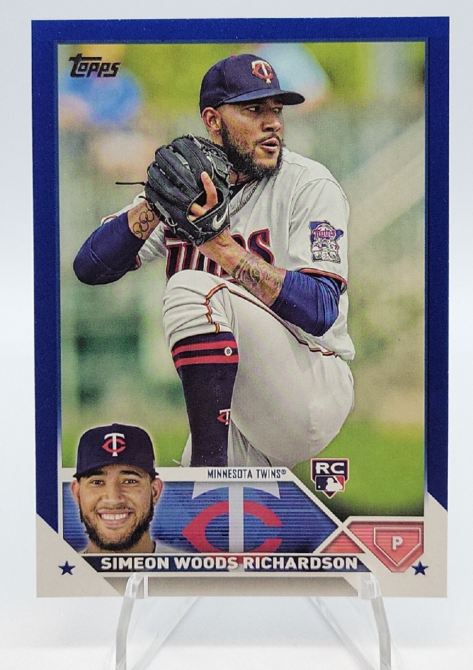 2023 Topps Series 2 #479 Simeon Woods-Richardson Twins Rookie RC Blue ...