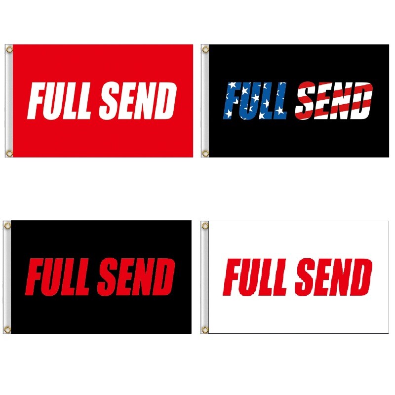 3x5 Full Feet Send Flag Banner Nelk Nelkboys for The Boys Red Banners ...