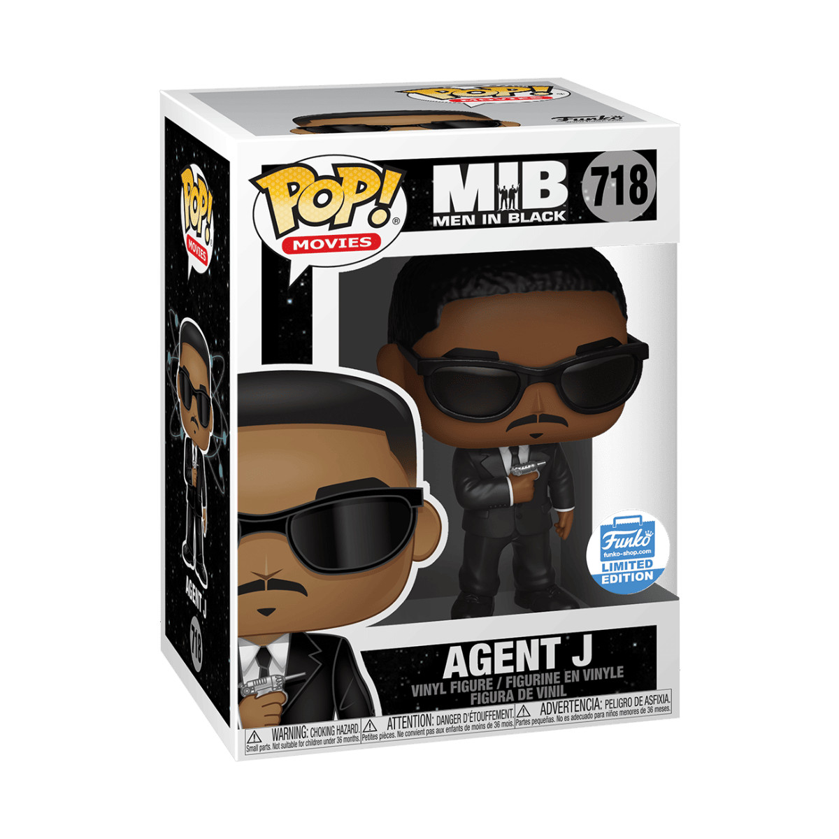 Funko Pop! Vinyl: Men in Black - Agent J - Funko Web (FW) (Exclusive ...
