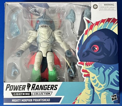 Power Rangers Lightning Collection Mighty Morphin Pirantishead 7" MMPR ...