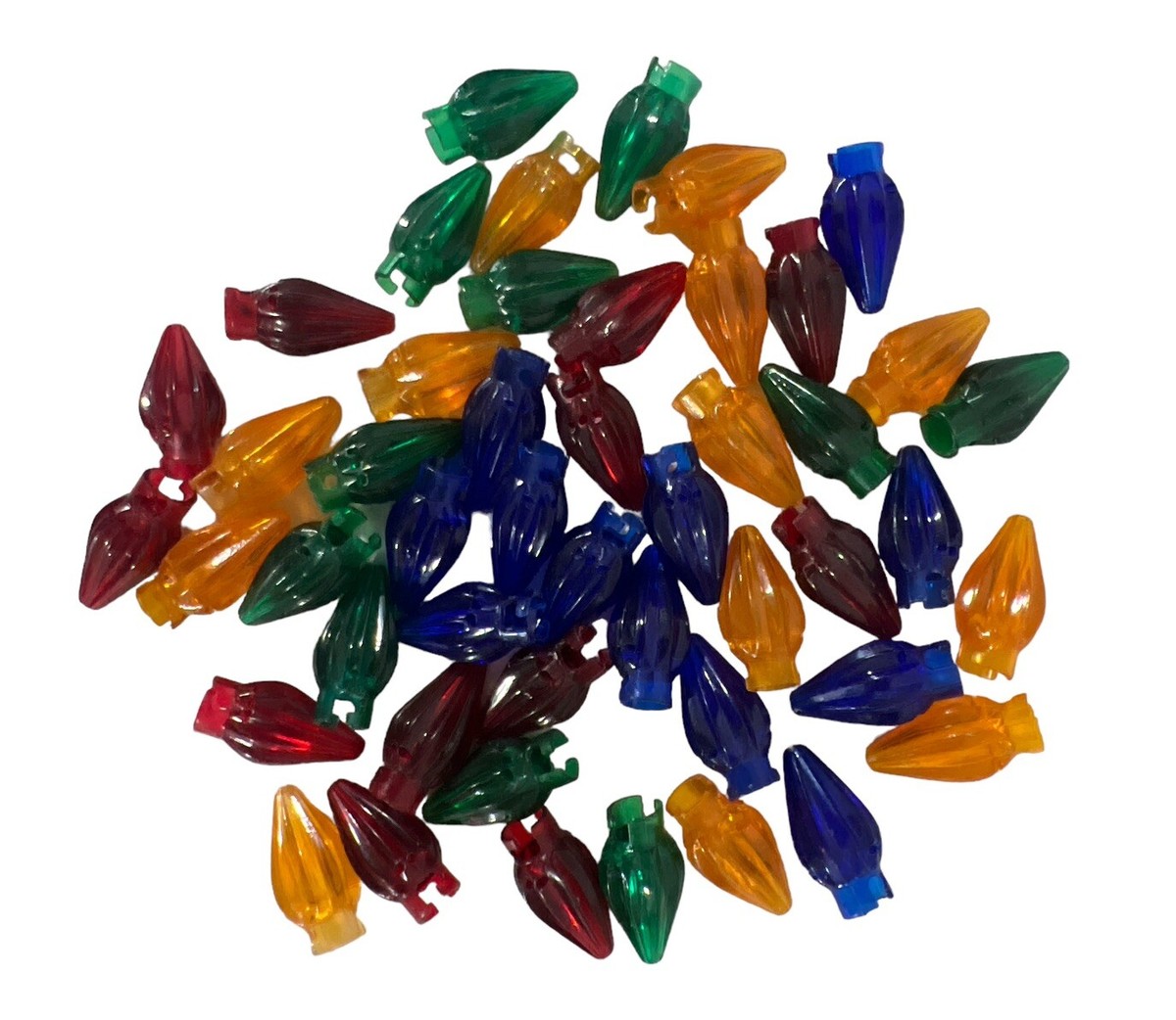 Christmas Light Plastic Covers Vintage Plastic Christmas Light Cover