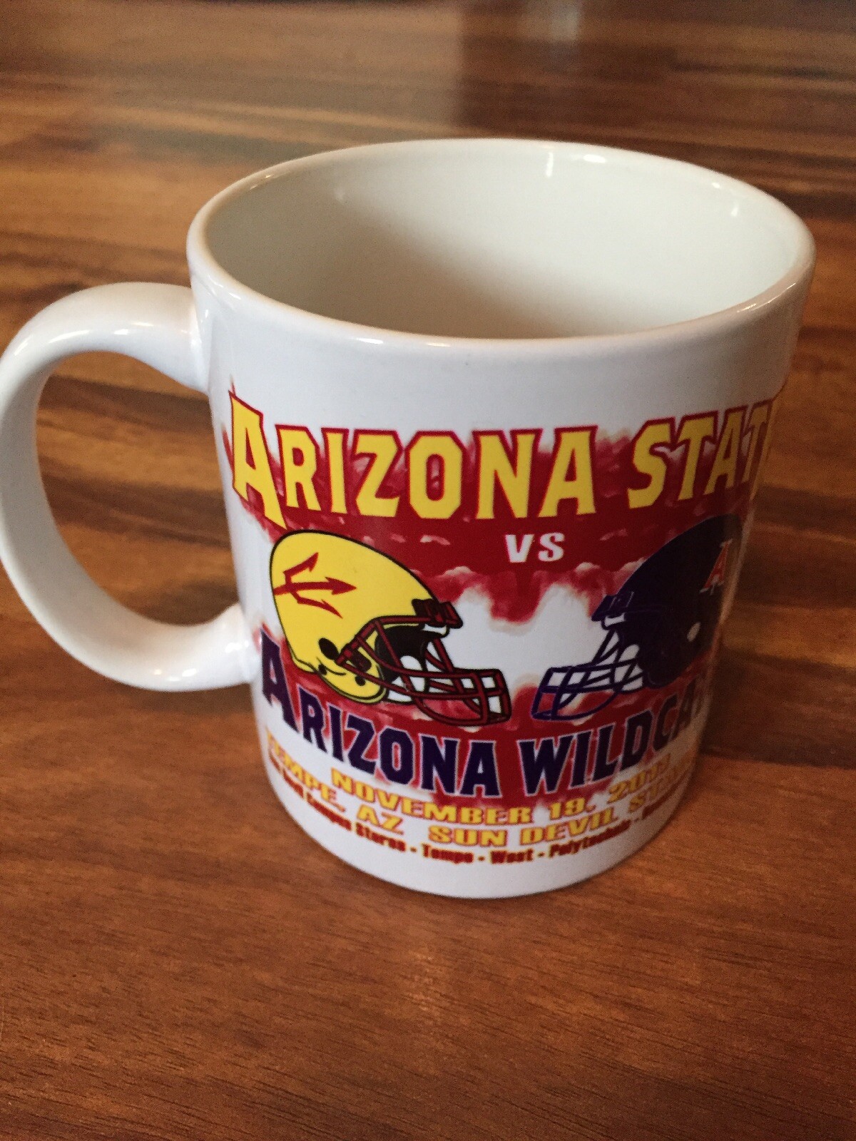 Arizona State vs Arizona Football Mug Coffee Cup | eBay