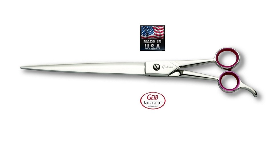 GEIB BUTTERCUT Straight 10"PRO Quality Pet Dog Grooming Shears Scissors ...
