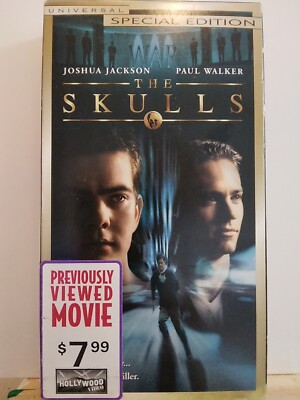 The Skulls (Special Edition VHS, 2001) Hollywood Video PVM 96898610834 ...