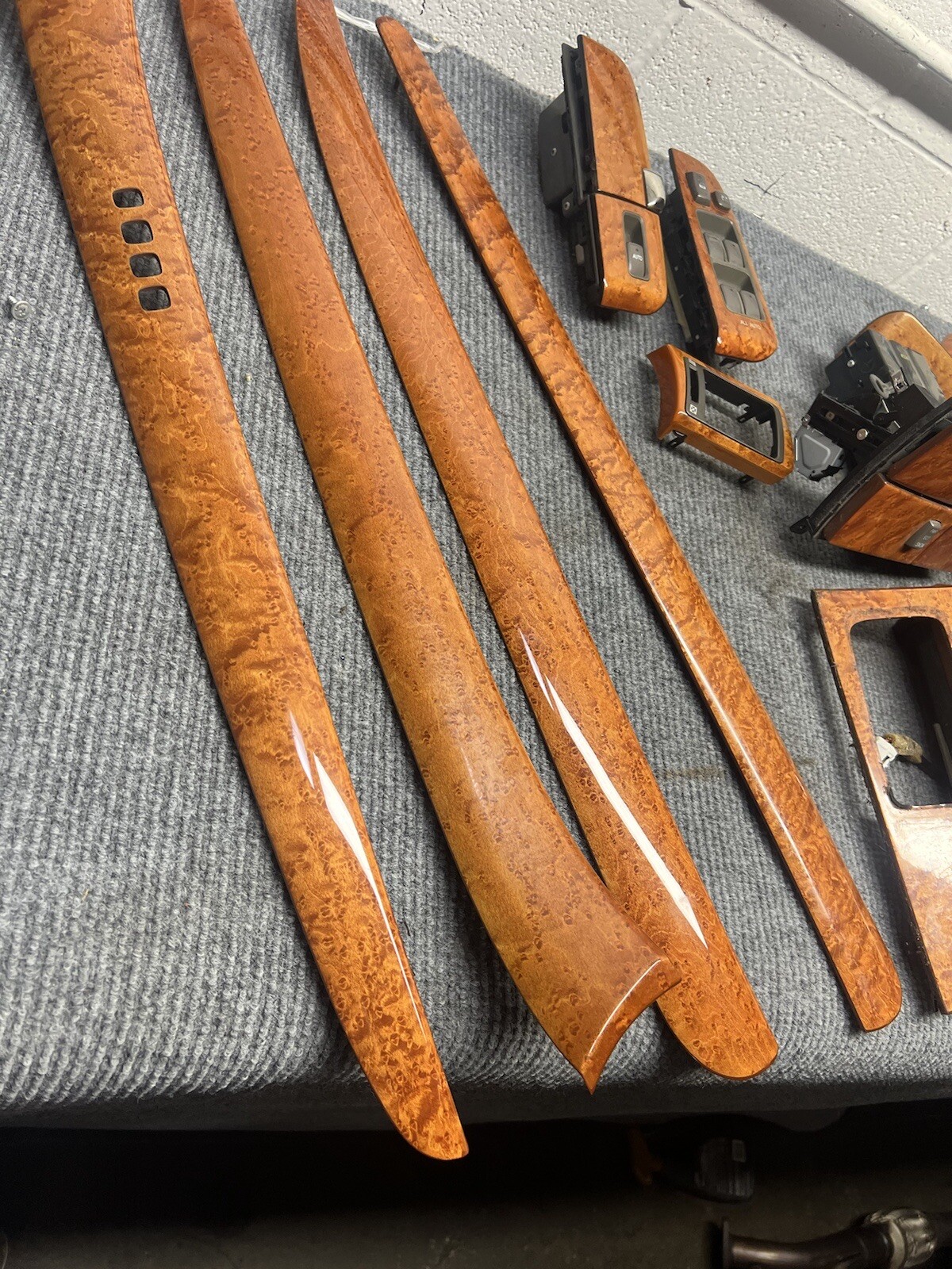 2001-2006 OEM Lexus LS430 Modern Luxury Walnut woodgrain trim Complete ...