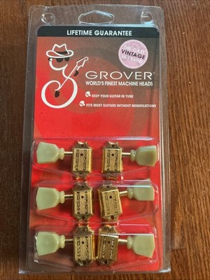 Grover 135N Vintage Guitar Tuners - 6 Count | eBay