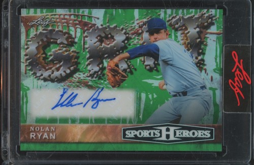 2026 Leaf Sports Heroes Grit Green Nolan Ryan 5/7 Auto Autograph | eBay