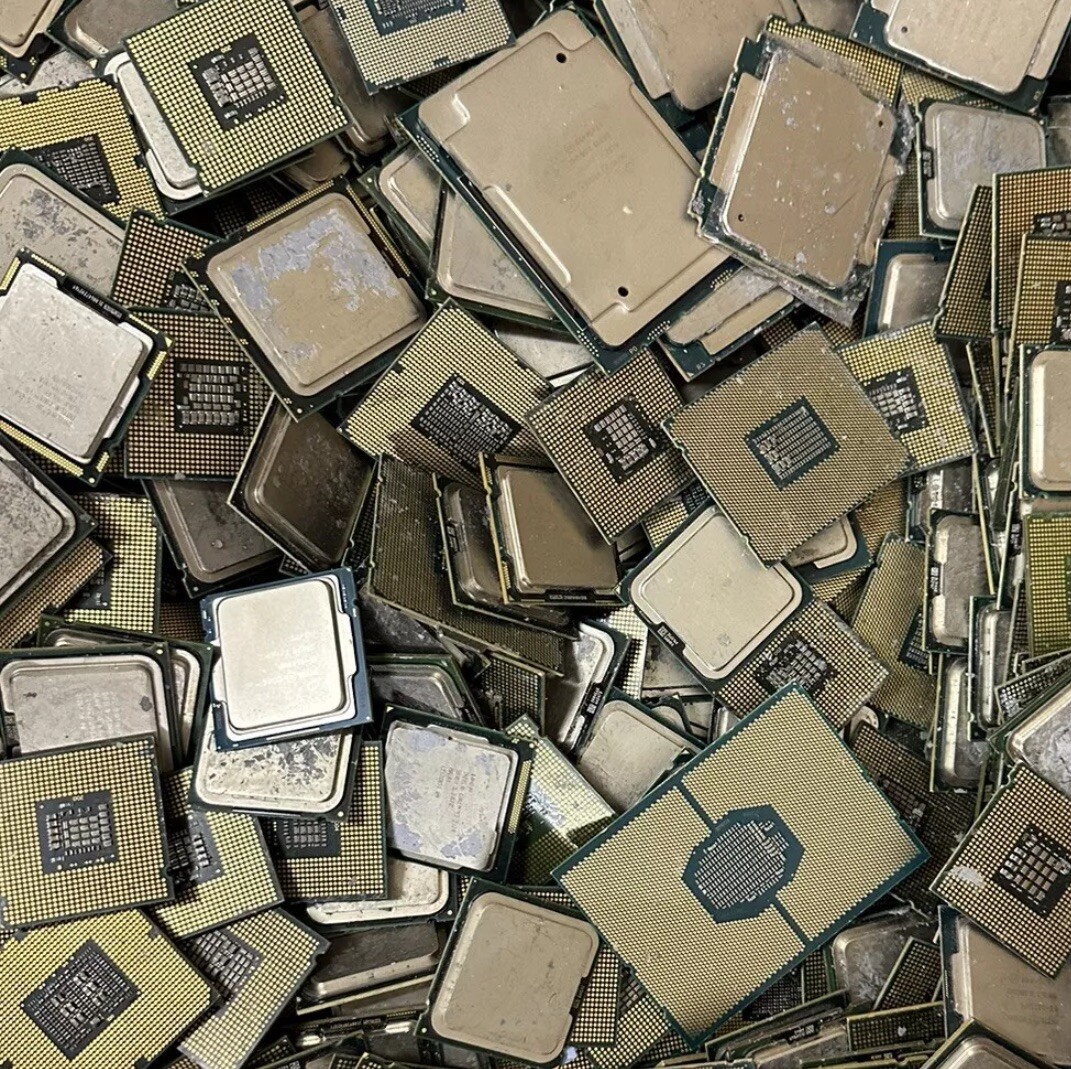 4 LBS POUNDS OF Scrap PINLESS CPU processors for gold recovery | eBay