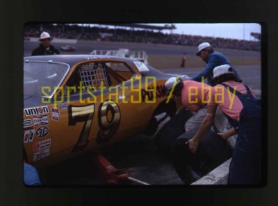 Frank Warren #79 Pit Stop @ 1973 NASCAR Daytona 500 - Vtg 35mm Race ...