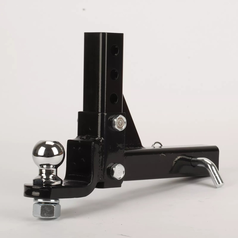 Towing Tow Bar Ball Coupling Hitch Adaptor 2" Trailer Caravan Boat Drop ...