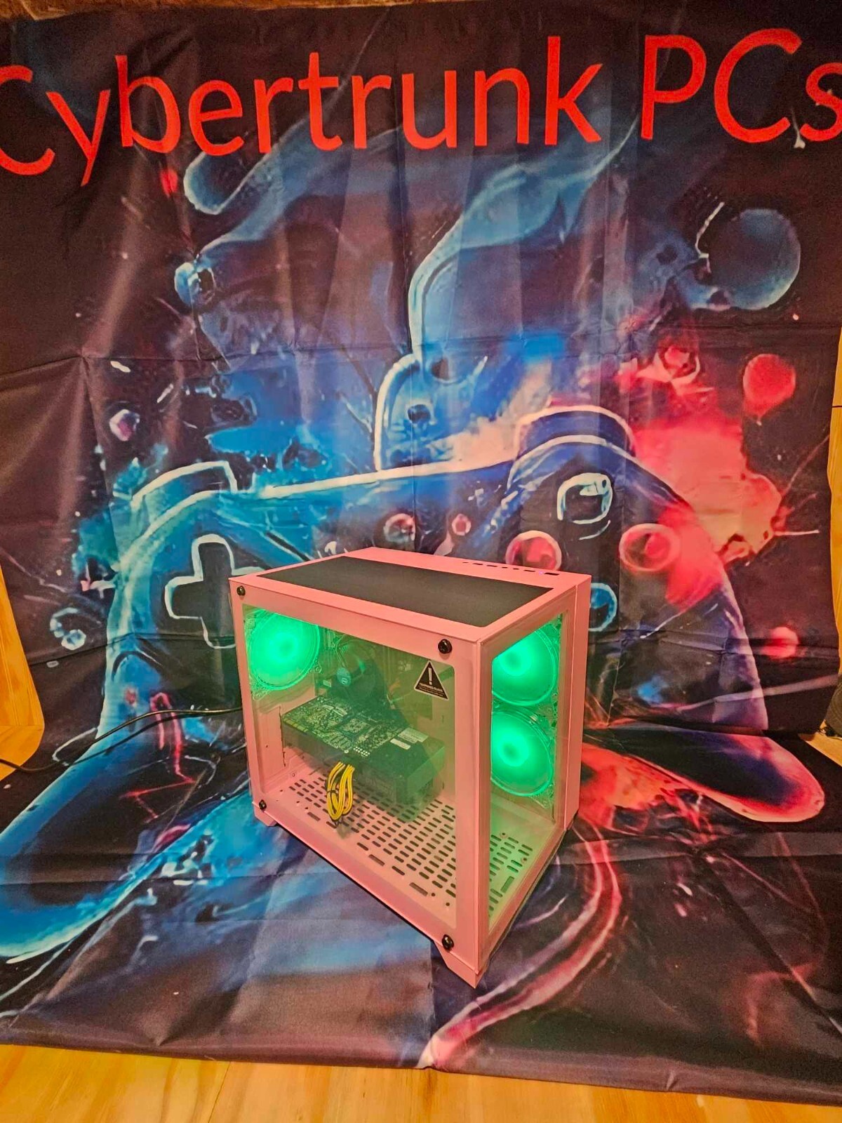 Custom Pink Gaming PC i7 GTX 1060 16gb RAM 500gb SSD 1tb HDD WIFI ...