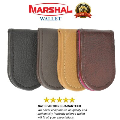 Men's Leather Strong Magnetic Money Clip | eBay