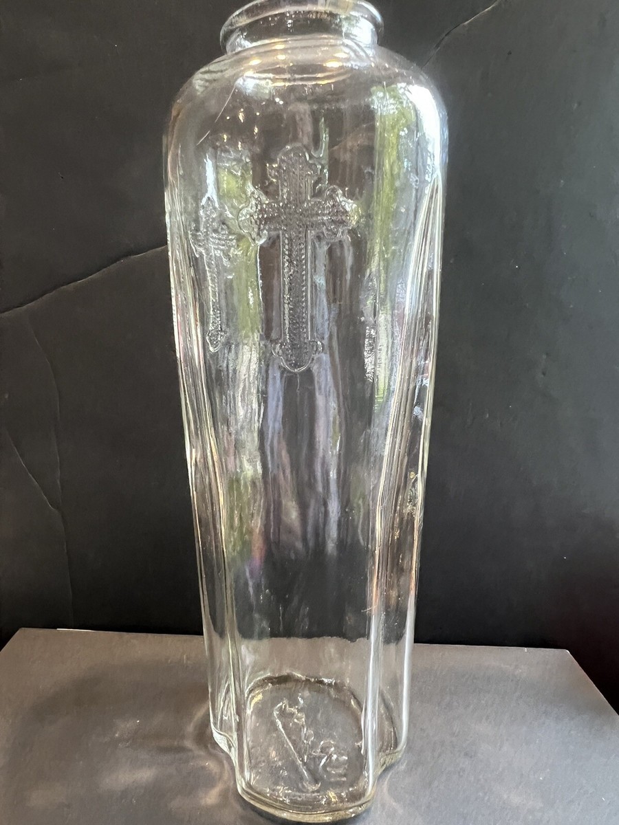 Vintage Holy Water Bottles Antique 1800s Catholic Jesuits Holy Water