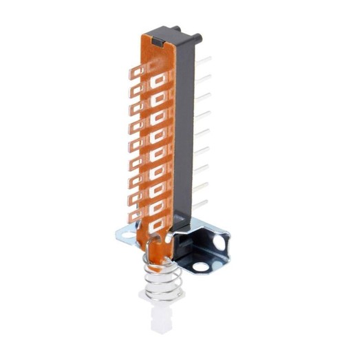 Self-Locking 6PDT Push Button Switch 18 Pin 1 Position Electrical ...