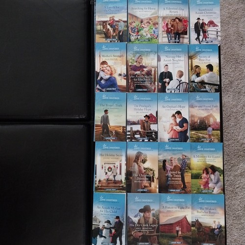 Used Paperback Romance Books Lot of 20 -- LOVE INSPIRED INSPATIONAL ...