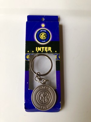 INTER MILAN FC key chain / Classic keyring metal double side great logo ...