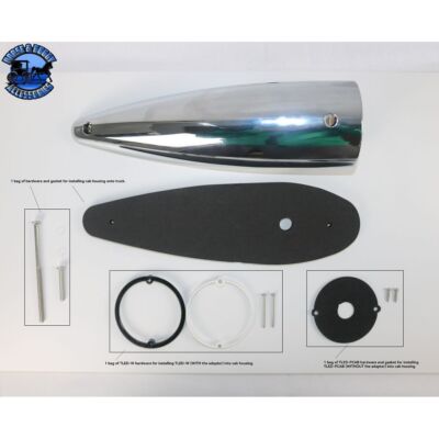 Peterbilt Bullet Cab Light Housing W/Watermelon Light Adapter w/mounting tu-1054 | eBay