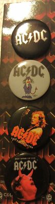 Collectible ACDC AC/DC Lapel Hat Pin Button Rock Roll Music Band New ...