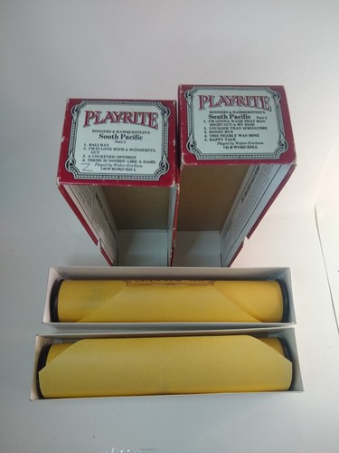 Play Rite South Pacific Parts 2 + 3 Piano Word Roll | eBay