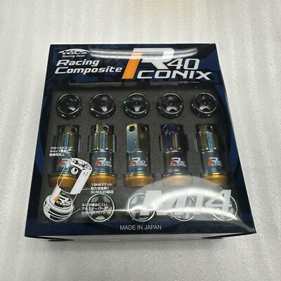 Project Kics R40 Iconix Neo Forged Lug Nuts 14x1.5 Pack of 20 | eBay