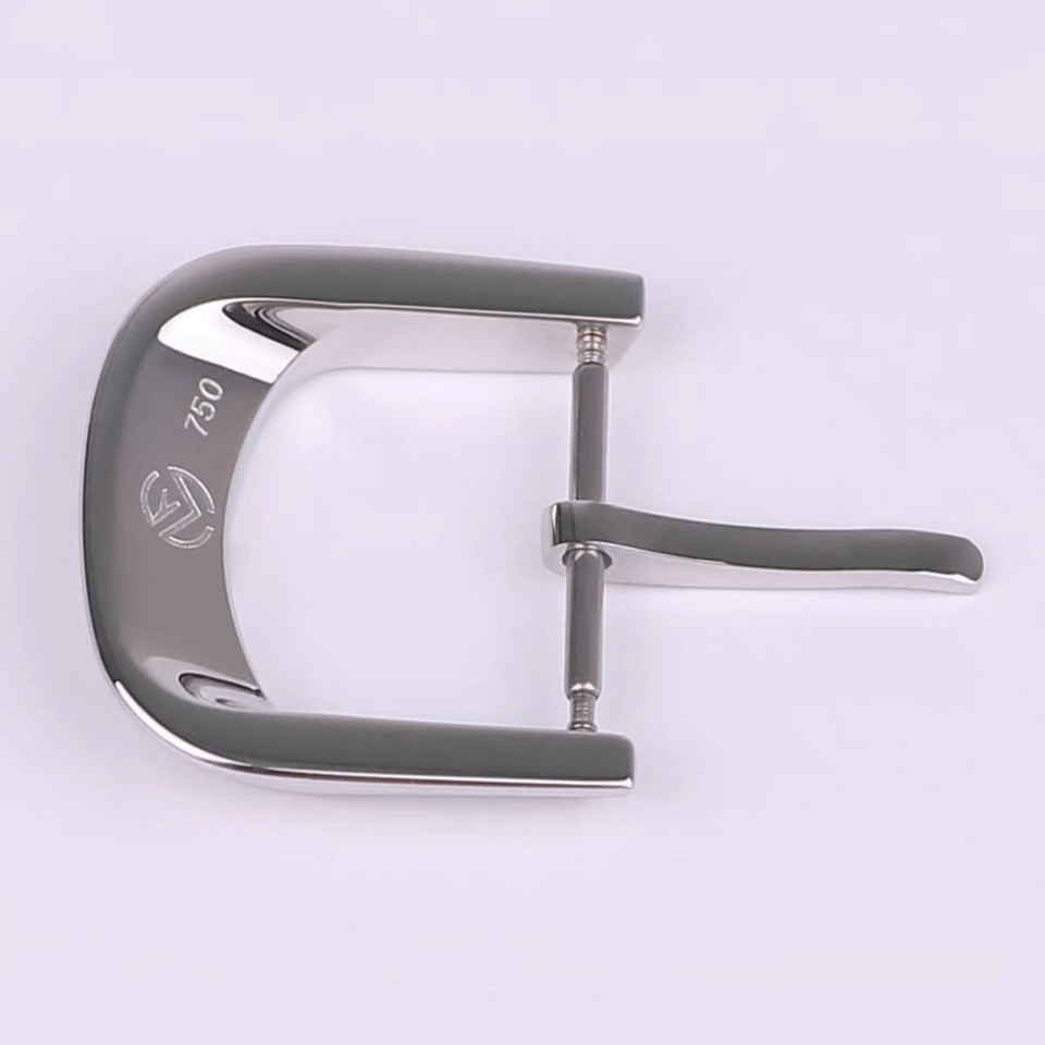 Brand New Franck Muller CONQUISTADOR 18mm watch pin buckle Silver/Rose ...