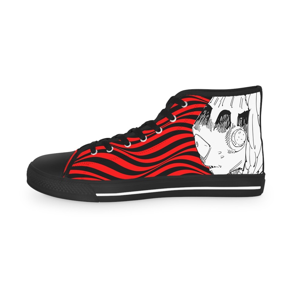Red Men High Top Sneakers Shoes JJK anime manga jogo fan art Cursed ...