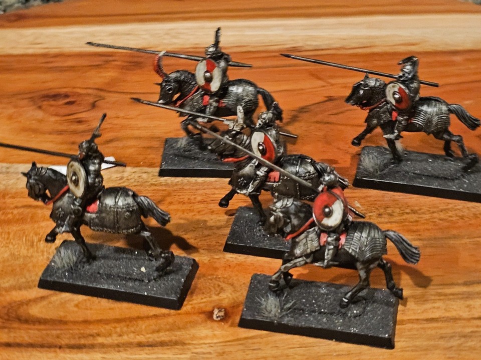 Warhammer Fantasy Pike And Shotte Mounted Skeletons Black Knights 28mm ...