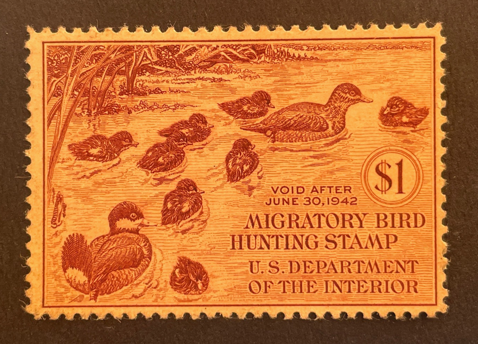 RW8 Federal Duck Hunting Stamp 1941 MNH OG Migratory Bird Hunting Stamp ...