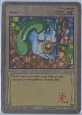 CannaBeast Hikari TCG CCG Hotline Holo Card #37/86 Pack Fresh! | eBay