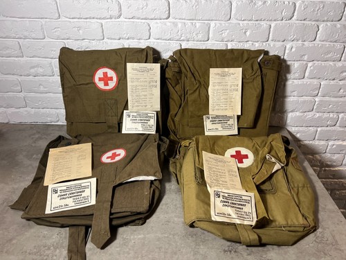 Soviet Army Field Medic Medical Bag USSR Red Cross 1980s First Aid w ...