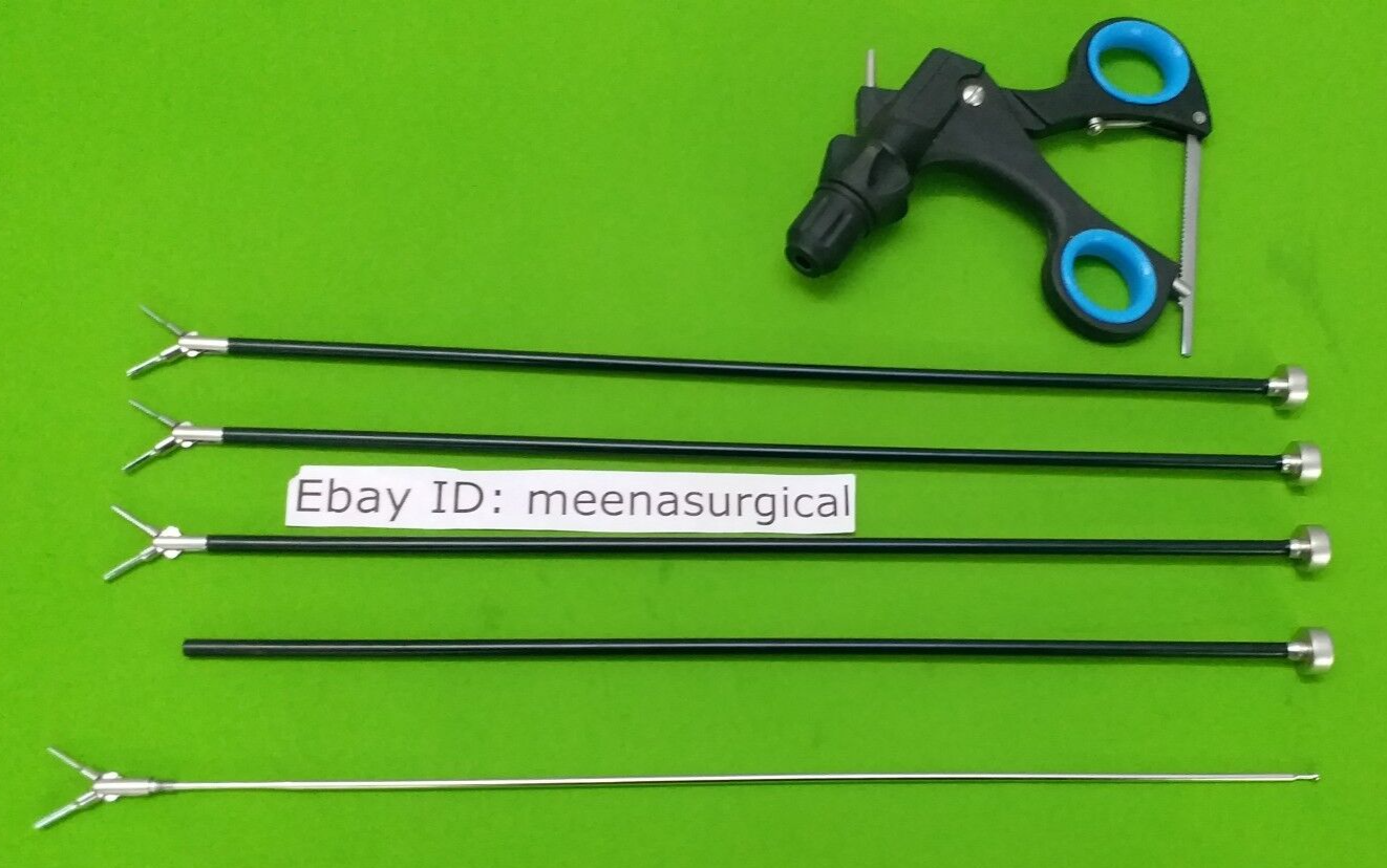 4pc Straight Dissector 5mmx330mm Laparoscopic Endoscopy Surgical ...