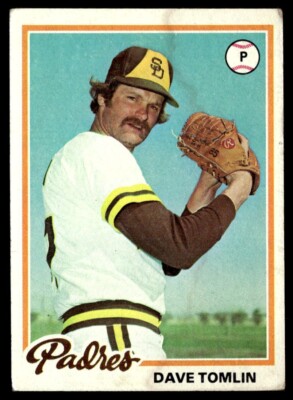 1978 Topps Baseball #86 Dave Tomlin San Diego Padres | eBay
