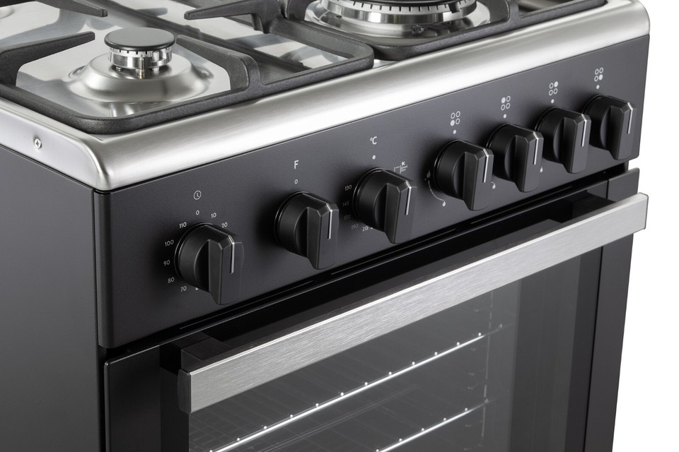 DeLonghi DSC 626 G-1 BL 60cm Modern Single Cavity Gas Range-Style ...