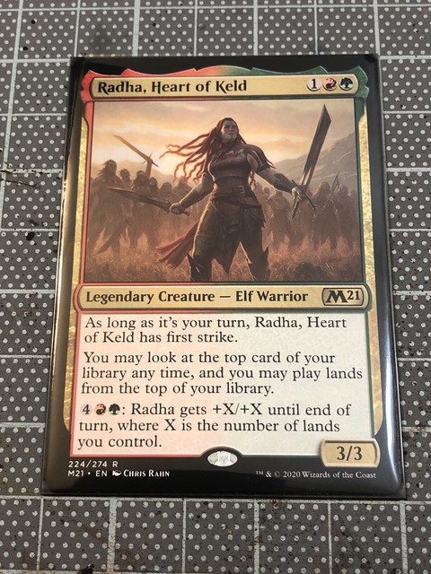 ON HAND Core 2021 MTG 1 Radha, heart of Keld Magic Rare | eBay