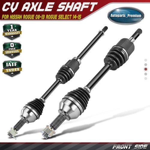 2x Front Left & Right CV Axle Assembly for Nissan Rogue 08-13 Rogue ...