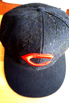 MITCHELL & NESS VTG. BLACK ROSE TEXTURED FITTED BALL CAP/SIZE 7 5/8/PRE ...